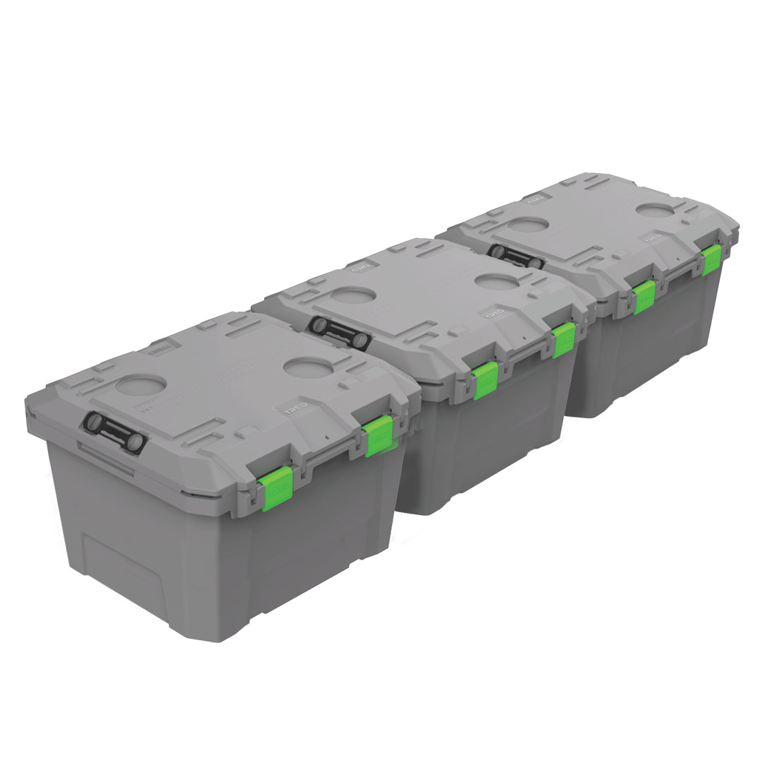Set of 3 TRED Storage Boxes 65L – TRED Australia